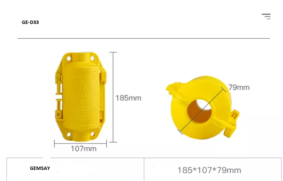 Hubbell Plugout Electrical Lockout Device für Industriestecker für die ...